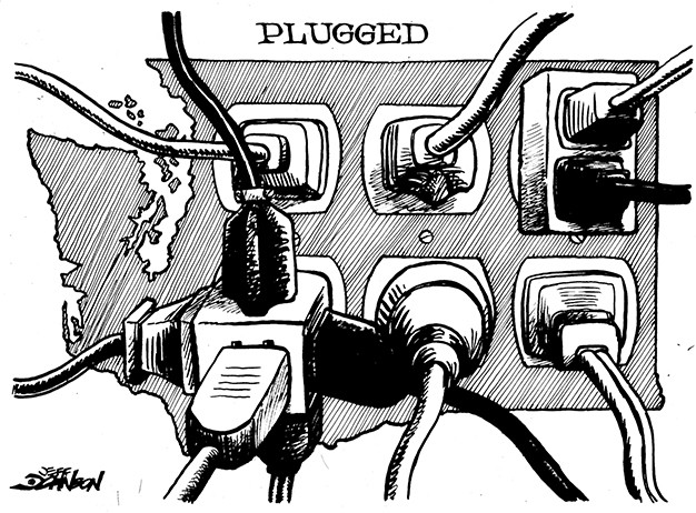 Plugged | Cartoon of the Week | Mercer Island Reporter