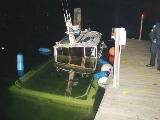 Police boat sinks at dock | Mercer Island Reporter