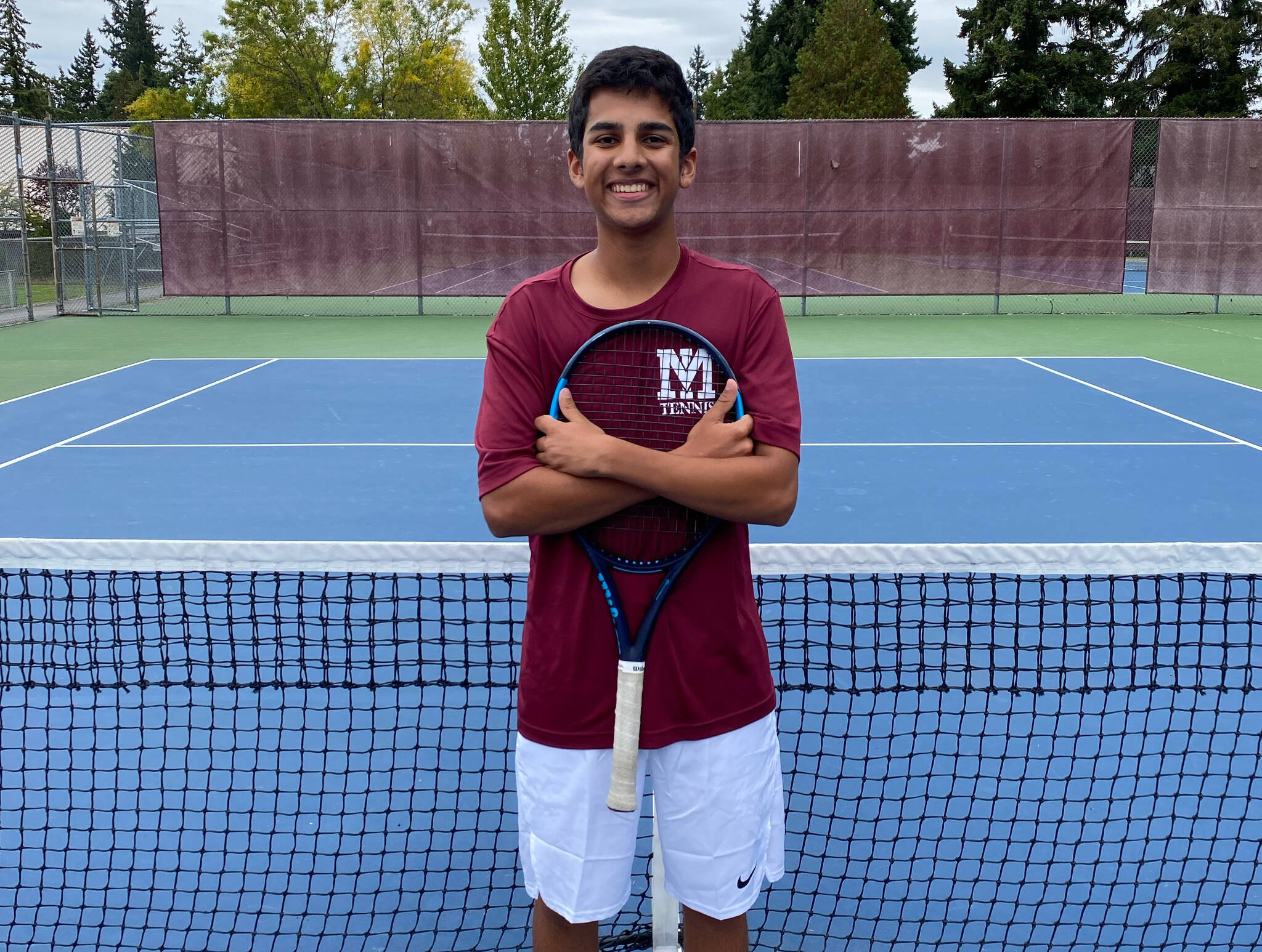 ‘Fireball’ is one of the Islanders’ leaders on the tennis court ...