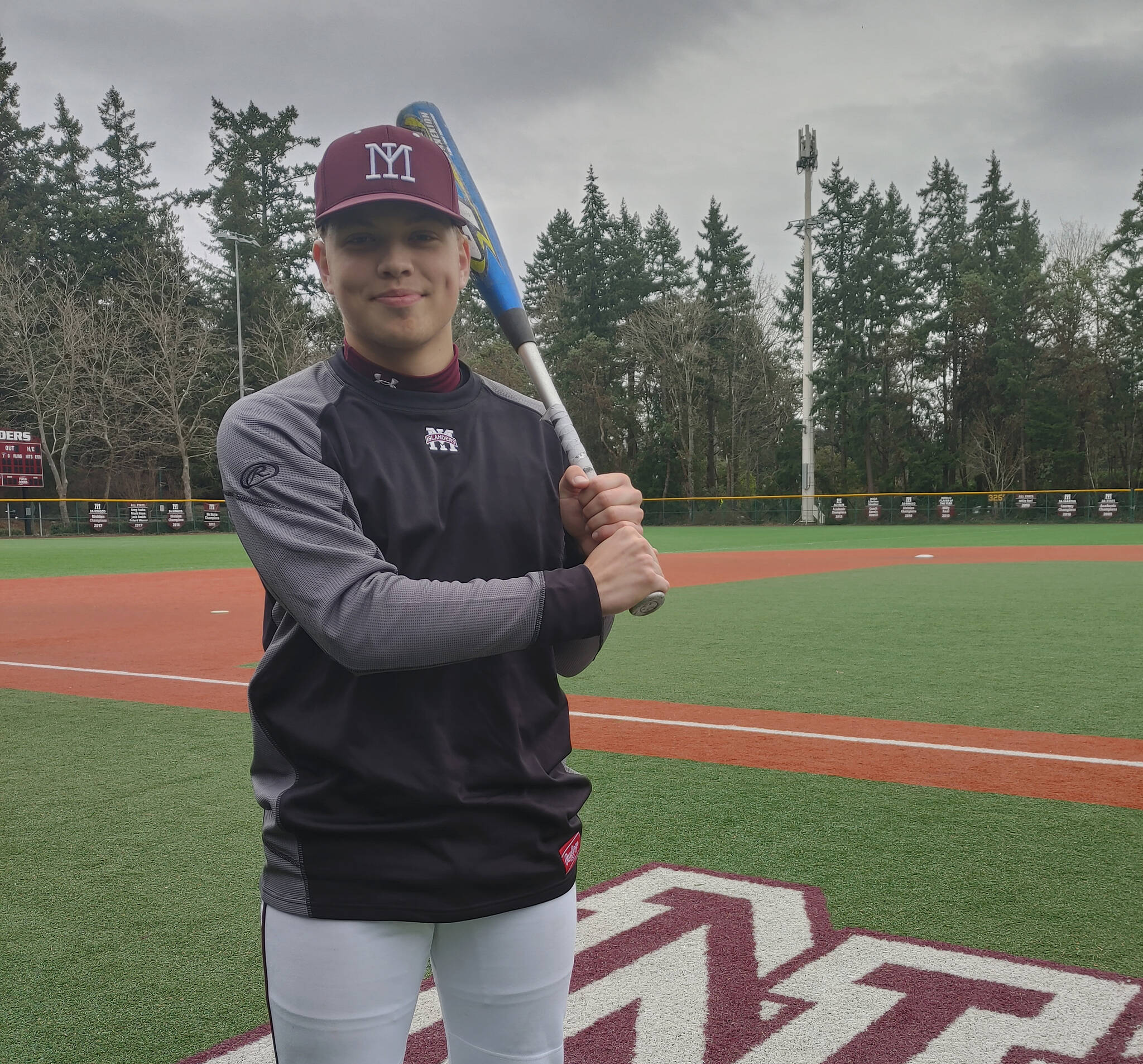 Islander senior Varney is all set in center field this season | Mercer ...
