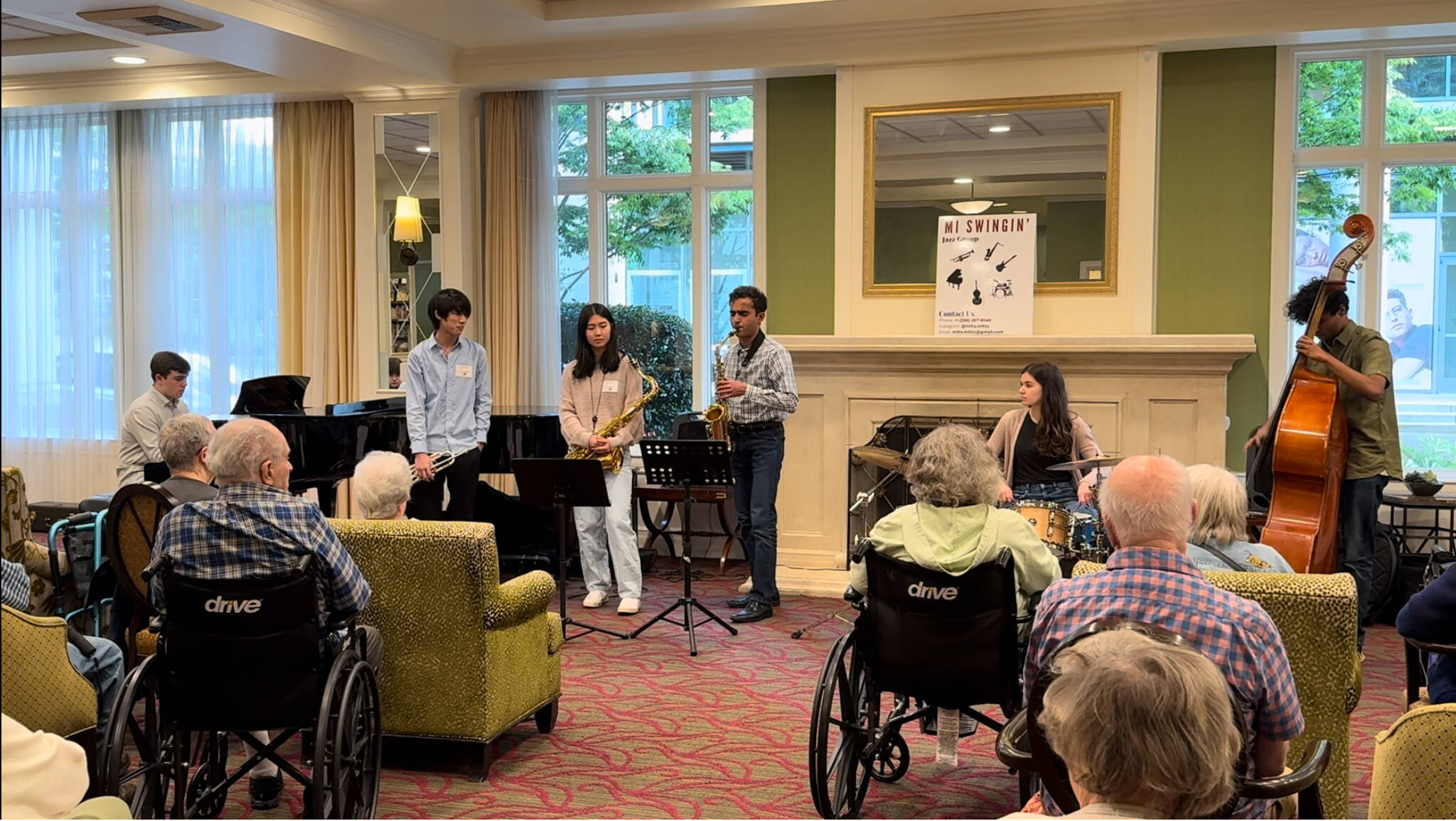 Music in the Community Club jazzes it up for seniors | Mercer Island ...