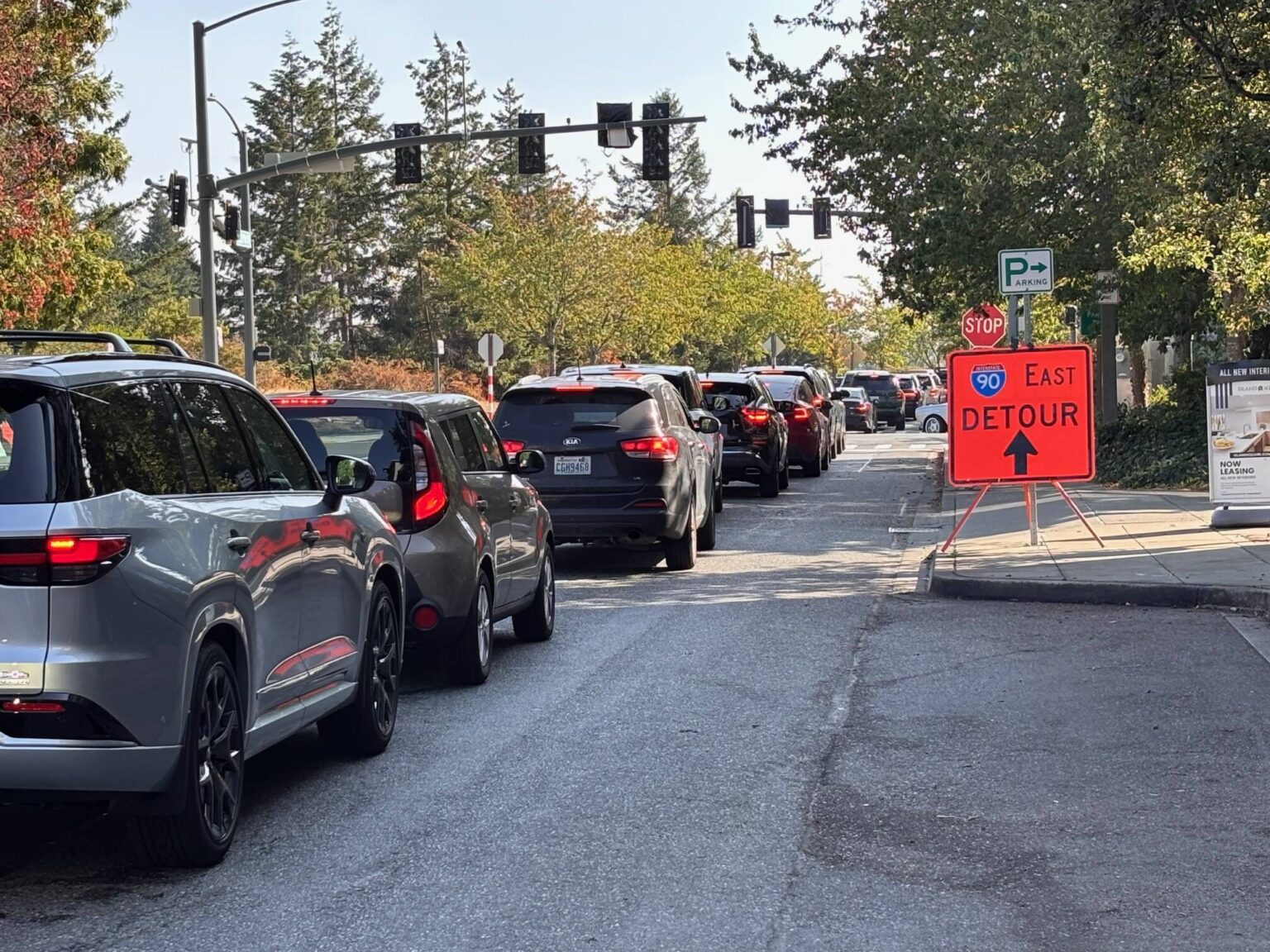 WSDOT Interstate 90 project causes Island traffic | Mercer Island Reporter